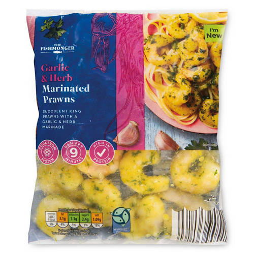 Garlic & Herb Marinated Prawns | ALDI UK